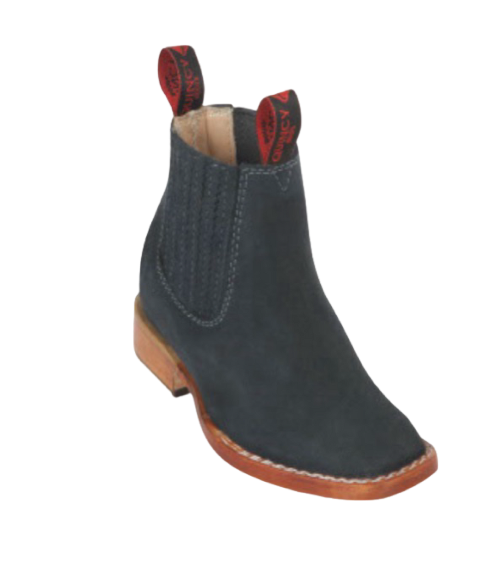 Botas Vaqueras Negro Oscuro Para Niño | Botas Niño – El Charro Famoso