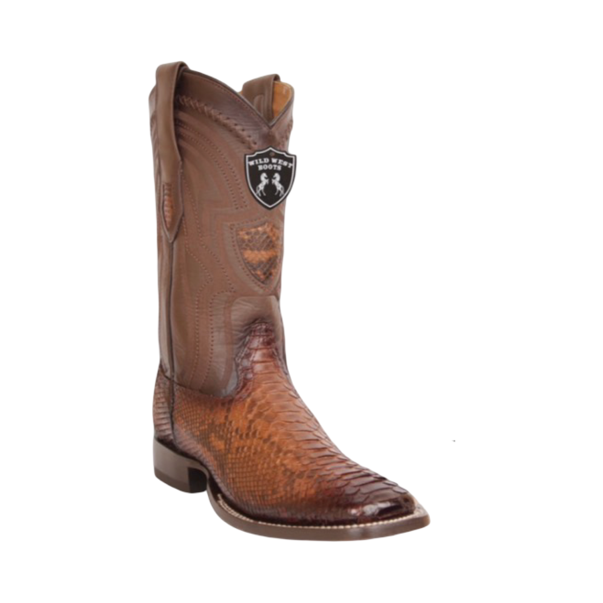 Botas de Pitón Porto Brown | Horma Ranchera | Wild West – El Charro Famoso