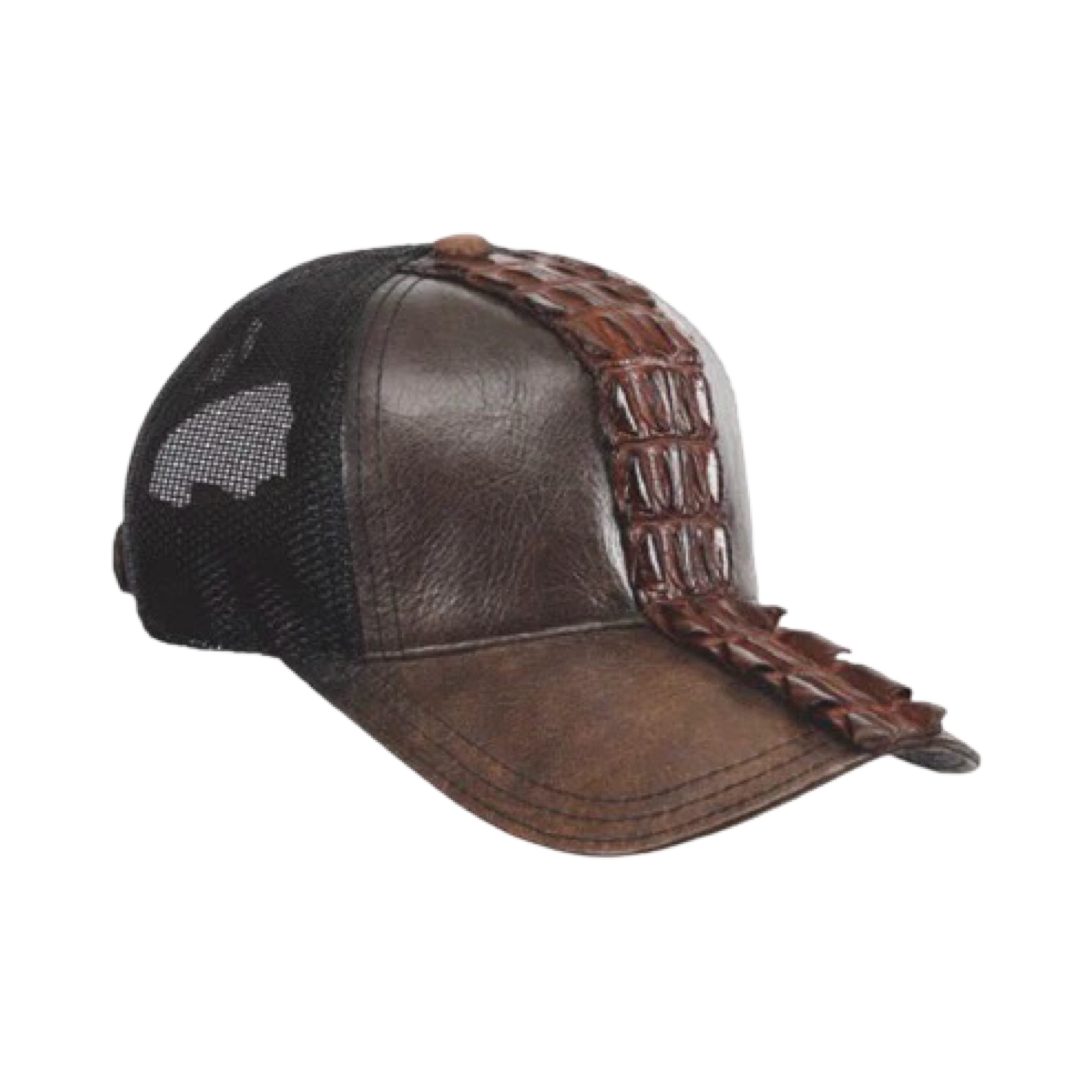 Gorra Vaquera de Cocodrilo Chocolate | Estilo y Elegancia – El Charro ...